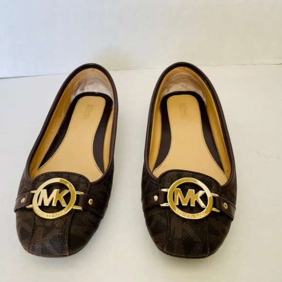 Michael Kors | Shoes | Michael Kors Fulton Moccasin Mk Logo Flats ...